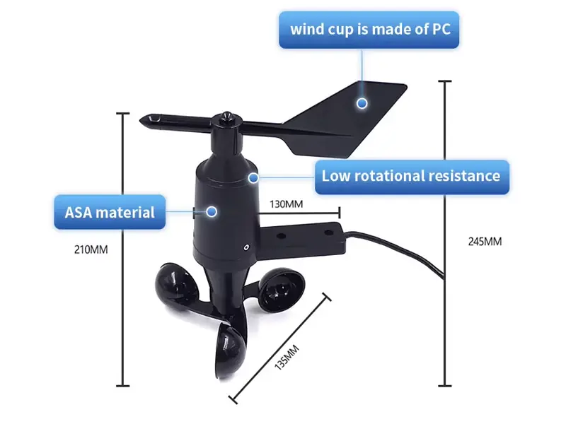 Integrated Wind Speed Direction Sensor - YanTai Sensor